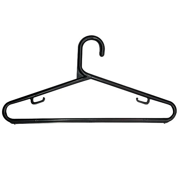 Cabide Tradicional Fixo De Plastico Grosso | Equipandoloja